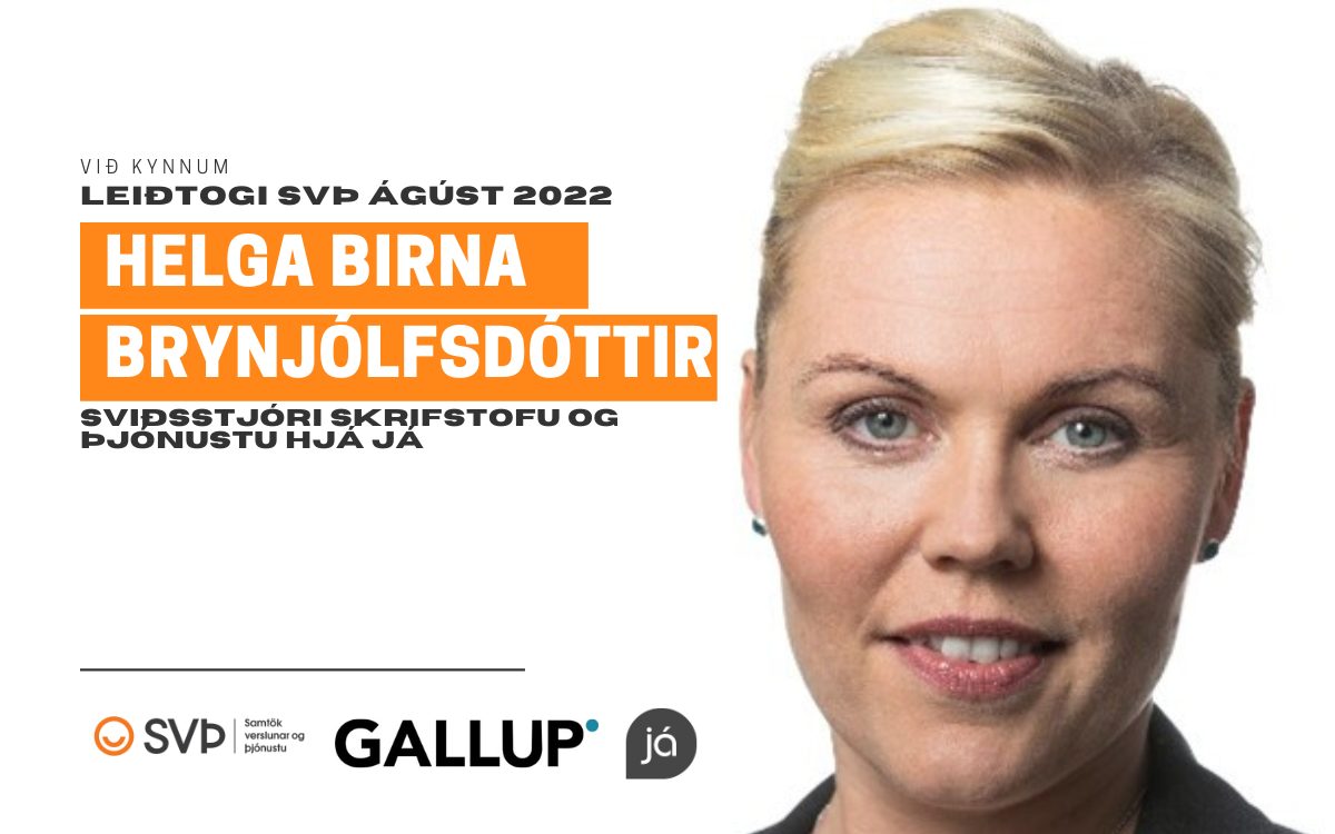 Leiðtogi ágúst mánaðar hoppar af kæti þegar hún sér samstarfsfólkið ...